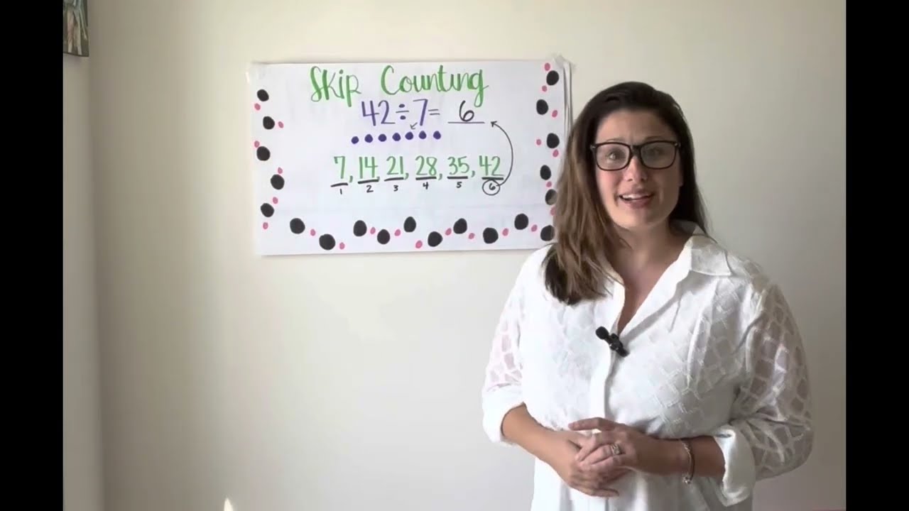 Division using skip counting grade 3