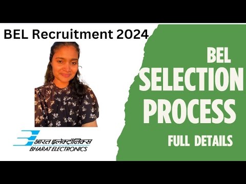 BEL India Recruitment 2024| Complete selection process| Exam pattern