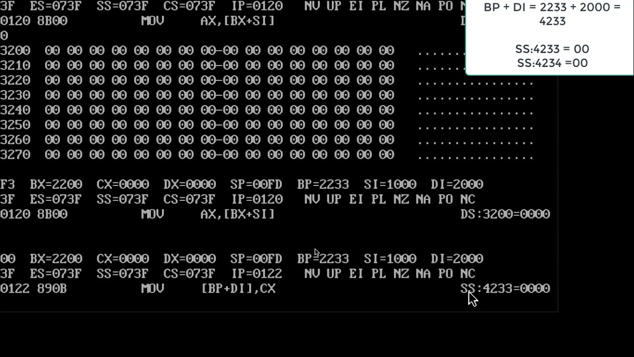 1. MS-DOS Debugging and its commands, Assembly Language