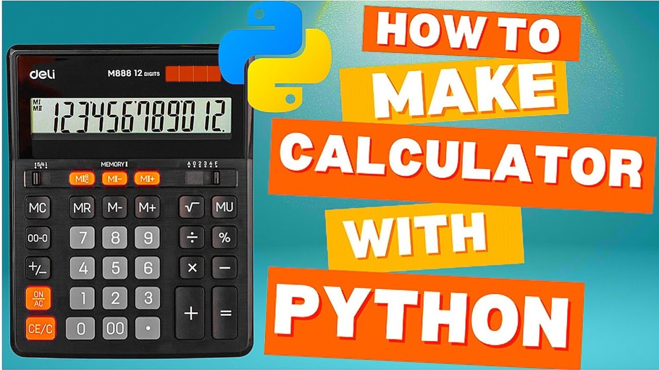 Build a Simple Calculator in Python | Easy Python Project For Beginners | Step By Step Coding