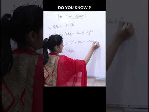 🙄 Do you know this about kb,mb,GB,TB ? #shortsfeed #shorts #bytes #conversion #class #viral