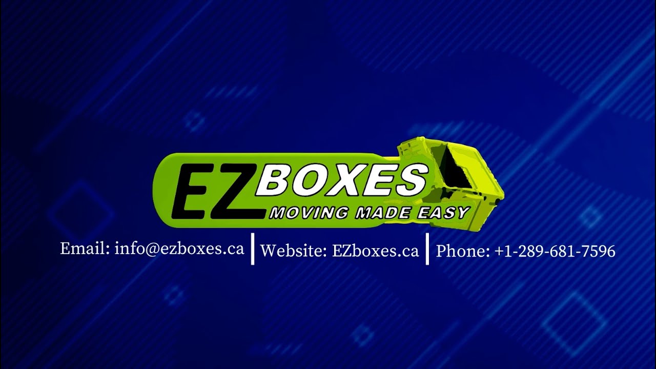 Rent Reusable Moving Boxes in the Greater Toronto Area - Free Delivery and Pick up - EZBoxes