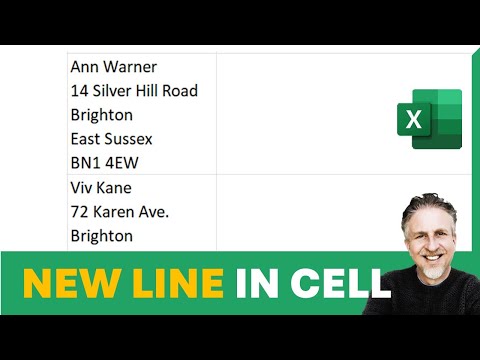 Excel: How to Create a New Line in Cell | Line Break in Cell | Go To Next Line in Excel