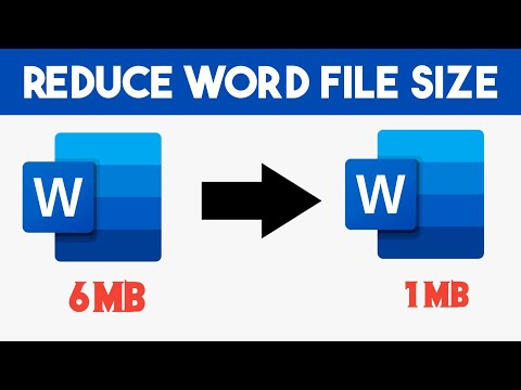 How to Compress Word File | Reduce Word File | Compress Word File Size