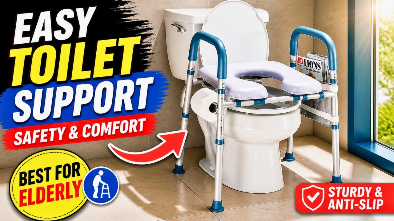 The 6 Best Raised Toilet Seats for Elderly of 2026 | Upgrade Bathroom Safety NOW!