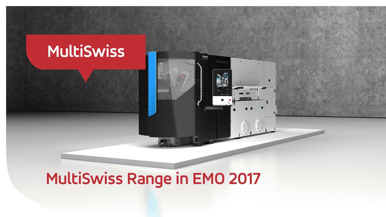 Tornos MultiSwiss - MultiSwiss Range in EMO 2017