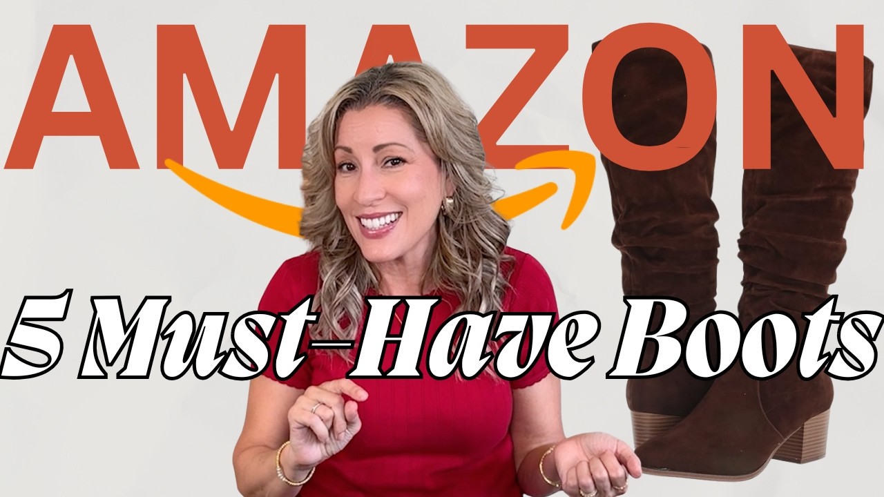 Best Boots for Fall Outfits Revealed! AMAZON HAUL & FALL LOOKBOOK #fashionover40