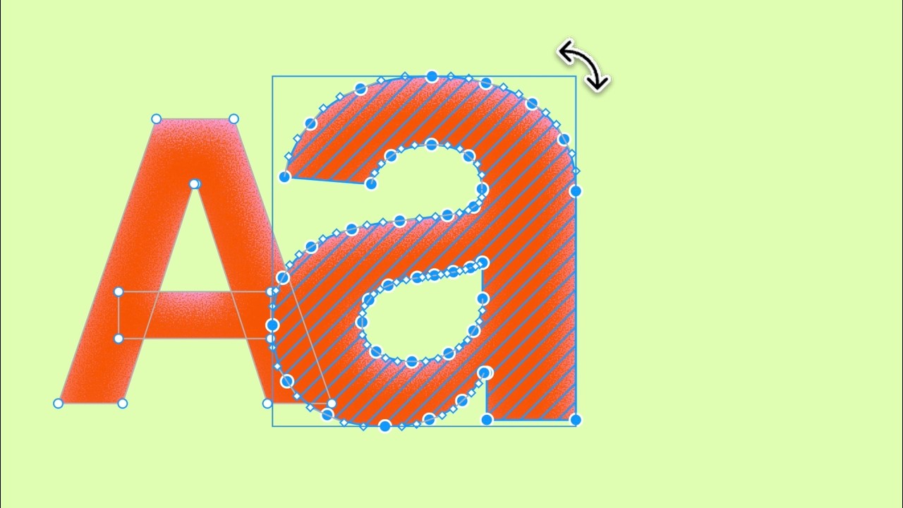 Bounding boxes for vector editing