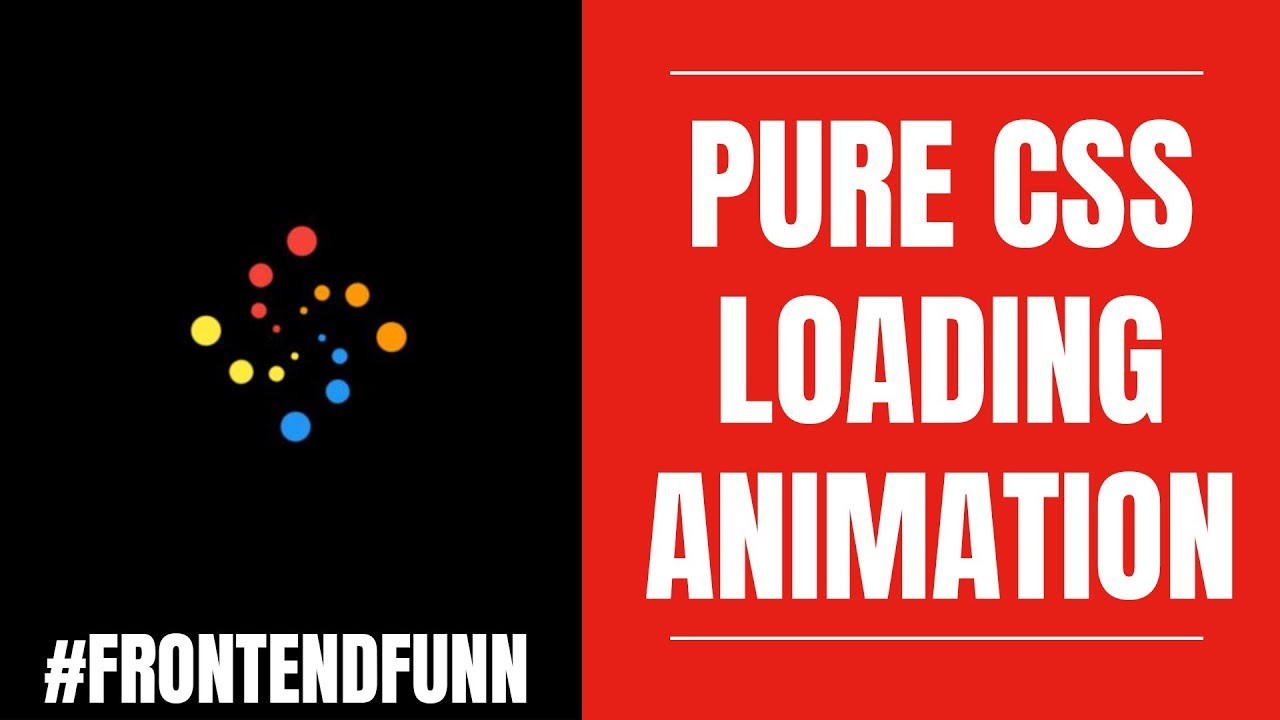 CSS Loading Animation Effects - Pure CSS Loader - web development Tutorial
