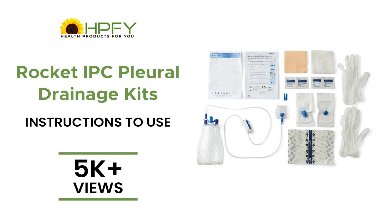 Rocket IPC Pleural Drainage System - Instructions To Use