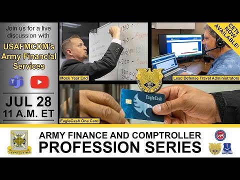 Army FC Profession Series: USAFMCOM Army Financial Services