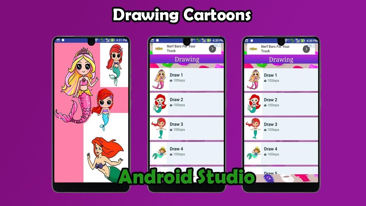 Source Code Drawing Cartoons Android Studio