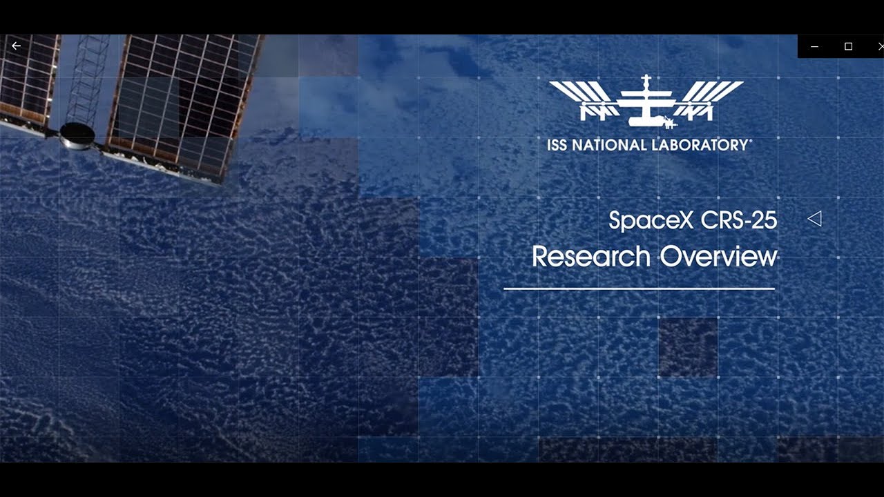 ISS National Lab Overview: SpaceX CRS-25