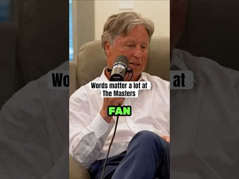 Words You CANT Say At Augusta #themasters #golf