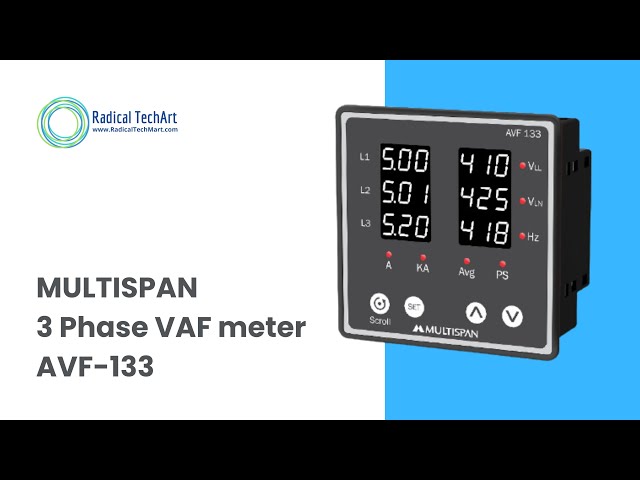 Digital Panel Meter - Three Phase Volt Amp Freq Vif Service Provider ...