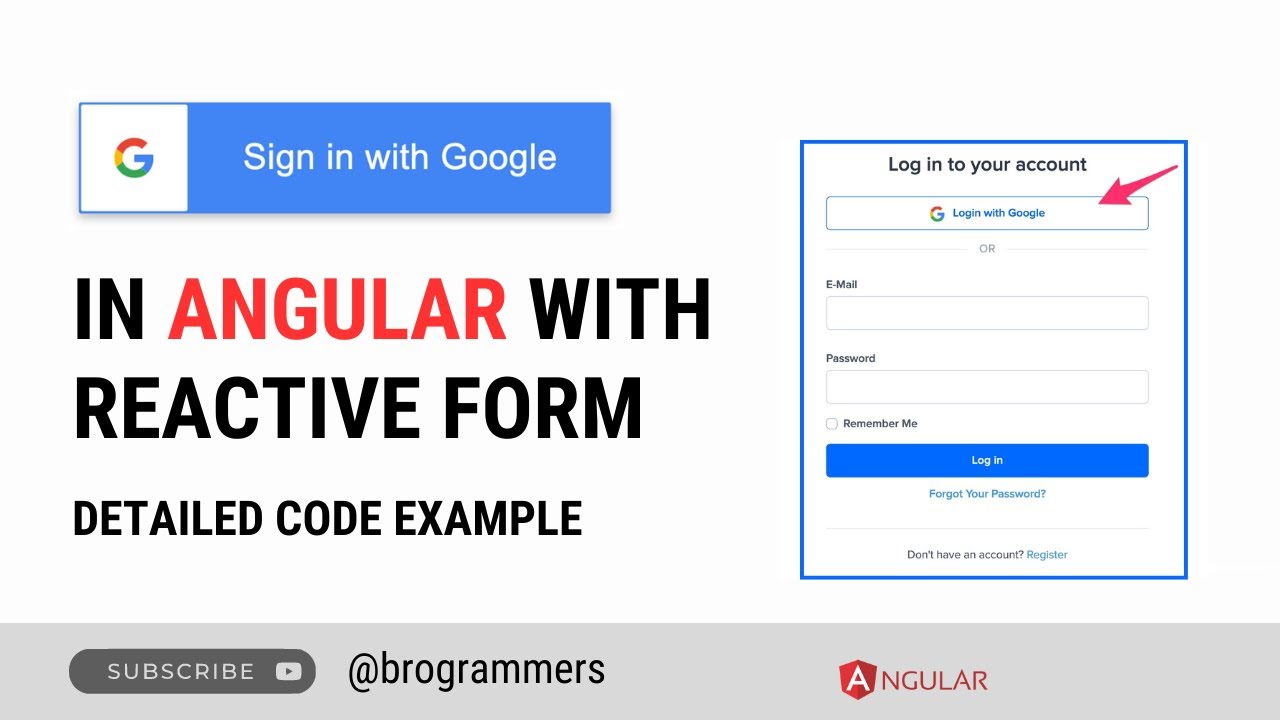 Implement google sign in angular | Login in with google in angular | Google authentication angular