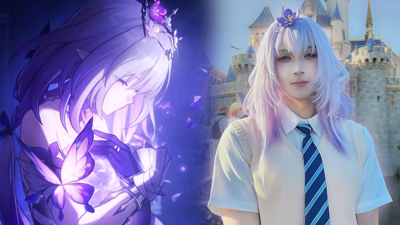 Cosplaying Castorice from HSR