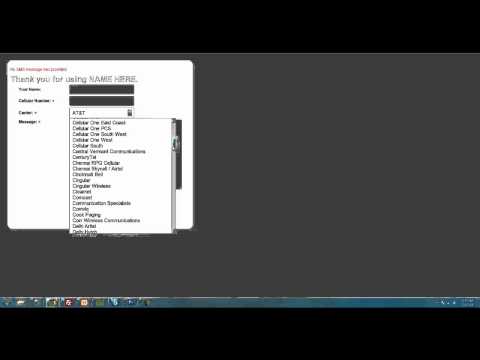 Free TXT/SMS'ing Tool