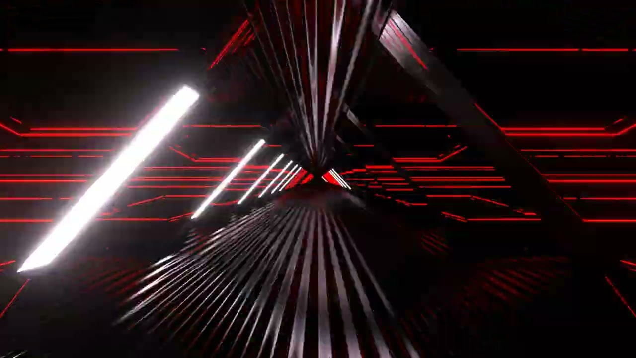 Neon Light Moves in Triangle Background VJ Loops | DJ Disco Background Visuals