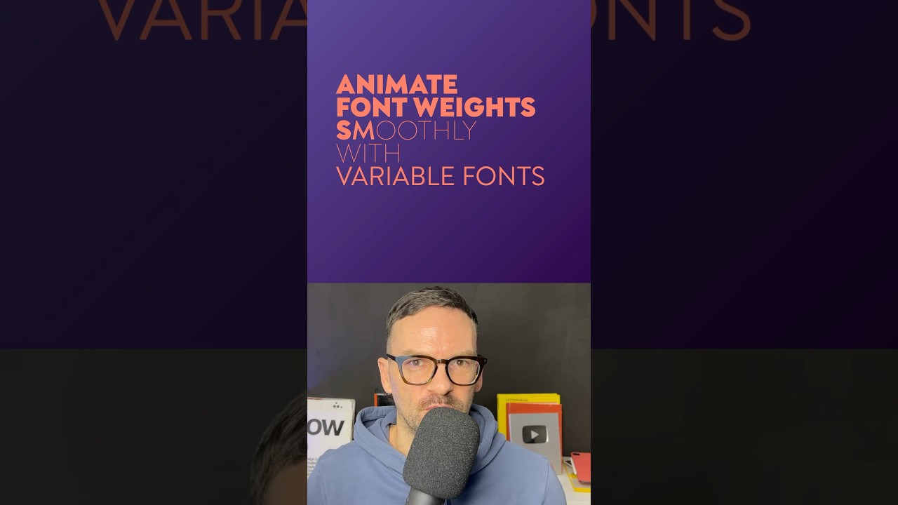 NEW! Animating Font Weights in After Effects with Variable Fonts #aftereffects #motiongraphics