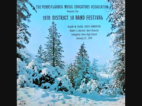 1978 PMEA District 10 Band Festival
