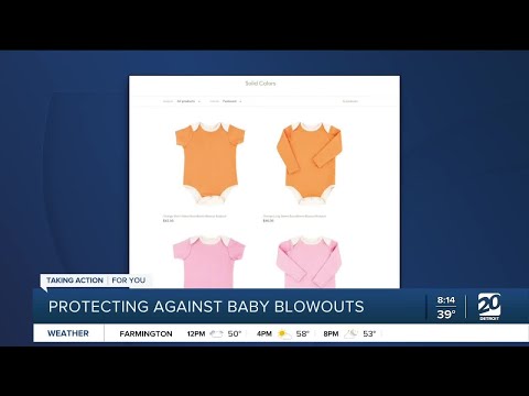 Baby bodysuits prevent diaper blowouts