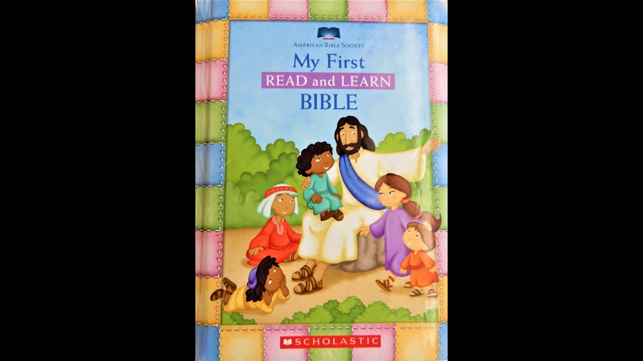 My First Read and Learn Bible, Read Aloud, Children's Bible, Kids Bible, 9 Bible Stories