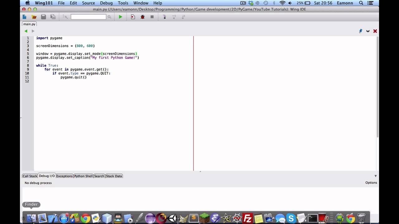 Python Game Development with PyGame #1: Simple Window