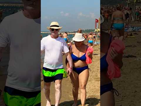🇹🇷 Side Beach Antalya Travel. Beautiful Day at the Beach #880 #side #turkey #beach