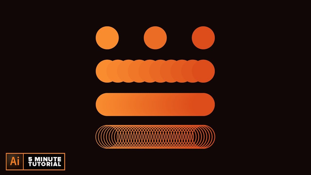 Illustrator Tutorial: Blend Tool (Illustrator Basics)