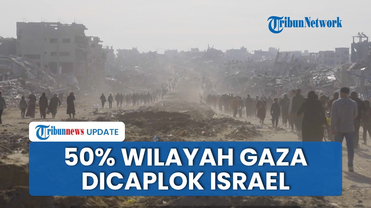 Peta Berubah! 50 Persen Wilayah Jalur Gaza Kini Dikendalikan Israel ...