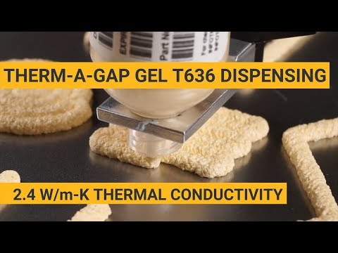 Demonstration of a Thermally Conductive Gel | THERM-A-GAP™ GEL T636 | Chomerics | Parker Hannifin
