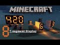 HOW TO: build a 7-segment display [Minecraft, fast&compact] Minecraft Map