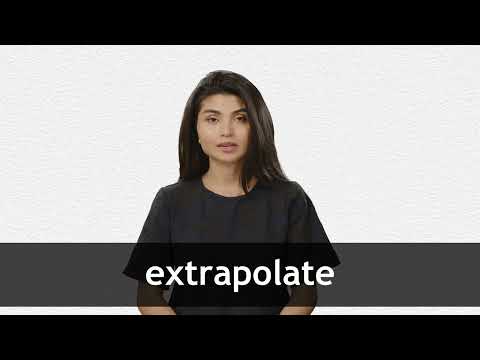 EXTRAPOLATE Definition und Bedeutung | Collins Englisch Wörterbuch