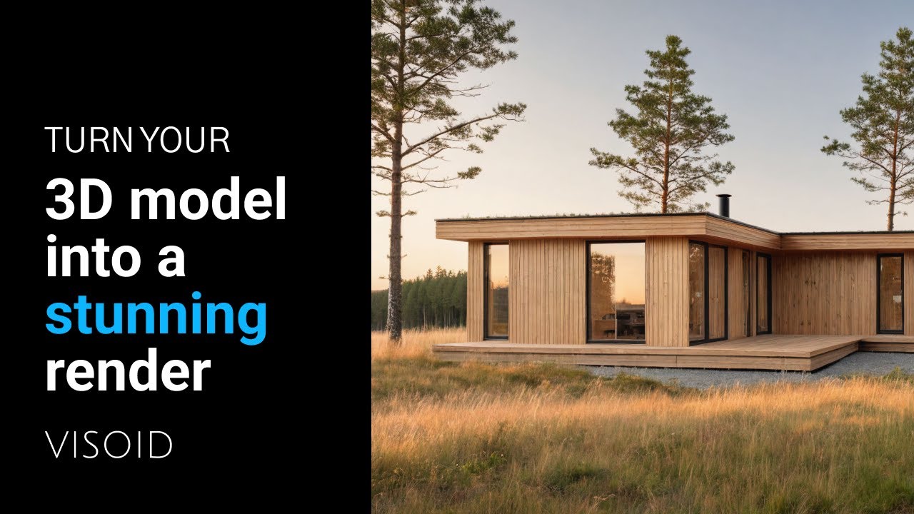 Turn your 3D model into a stunning render with Visoid