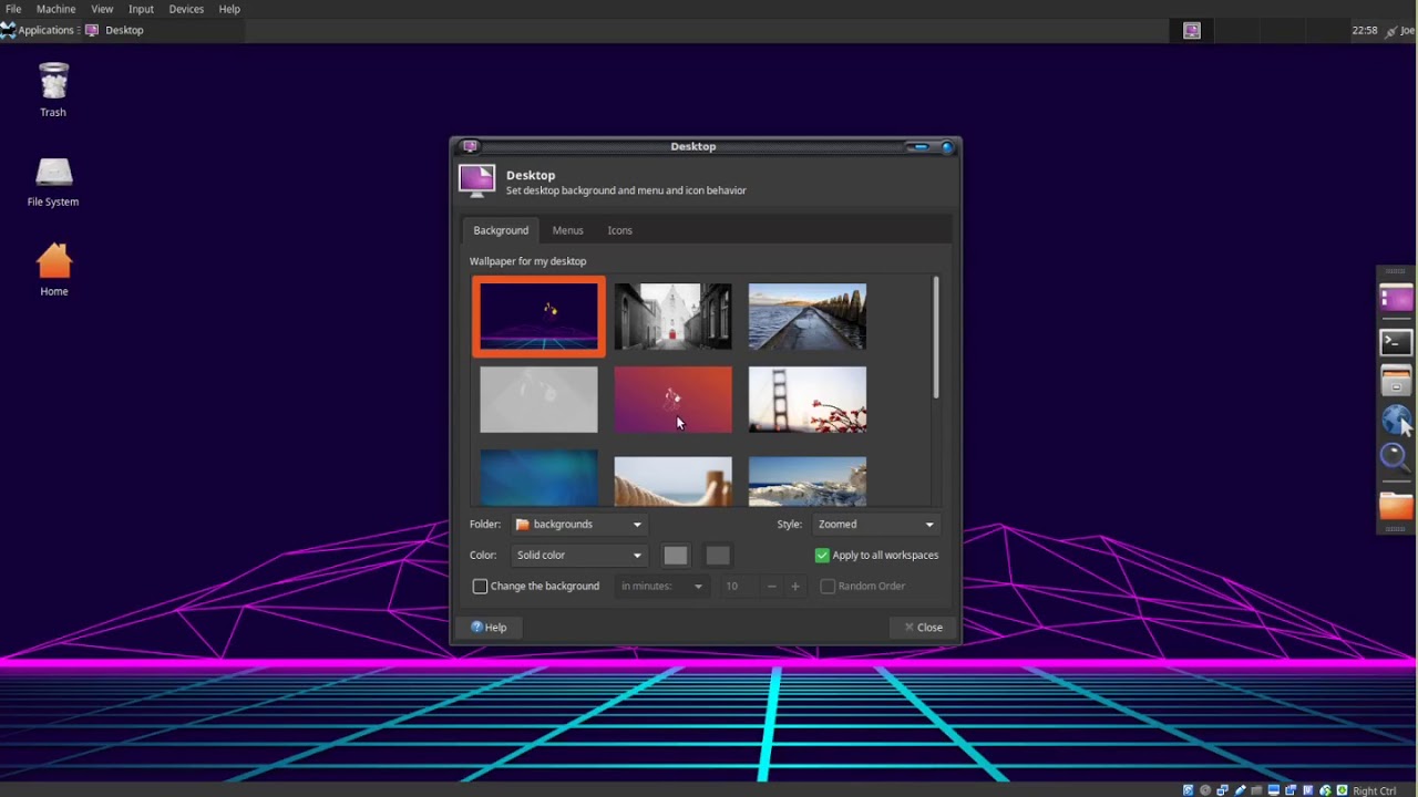 How To Change Wallpaper In XFCE 4