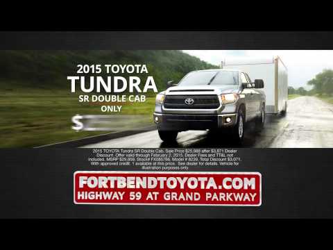 Don't overspend, Come to Fort Bend Toyota!