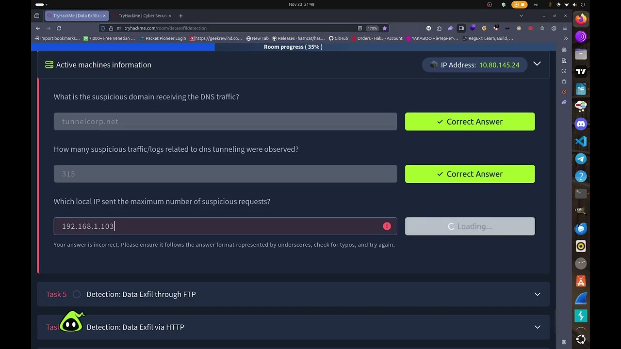 Data Exfiltration Detection TryHackMe Walkthrough