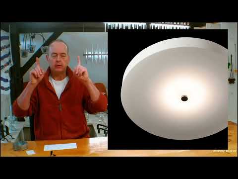 Hubbardton Forge Disque LED Large Semi Flush 126805