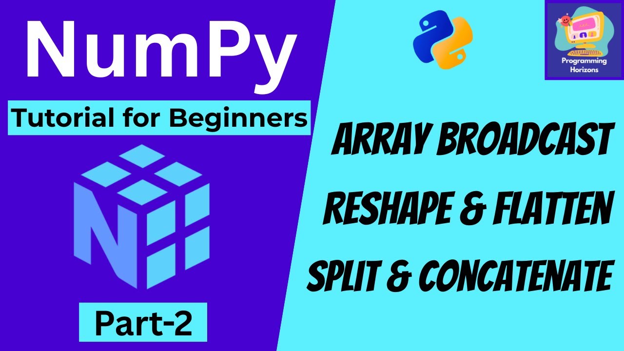 NumPy Array Broadcasting & Reshaping Operations (With Examples)