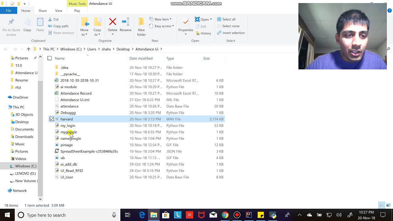 python tkinter smart attendance system and IoT