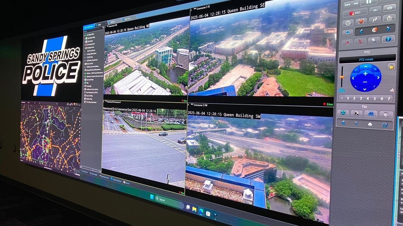 Sandy Springs police open crime fighting intelligence operations center