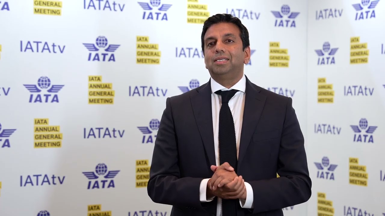 IATA AGM 2025: Hemant Mistry, Director Energy Transition, IATA at the ...