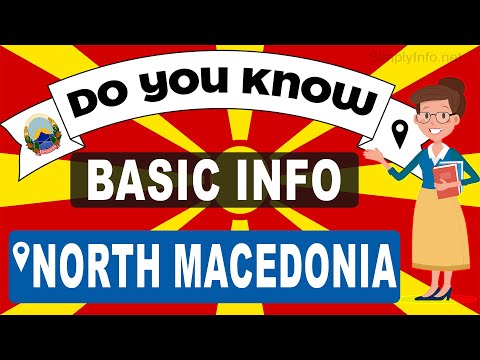 Do You Know North Macedonia Basic Information | World Countries Information #131 - GK & Quizzes