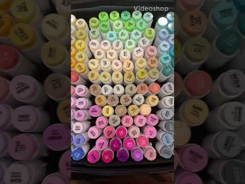 New 216 Ohuhu marker set #art #shorts #draw #markers #ohuhu #ohuhumarkers