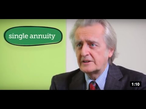A single or joint annuity - The Money Advice Service