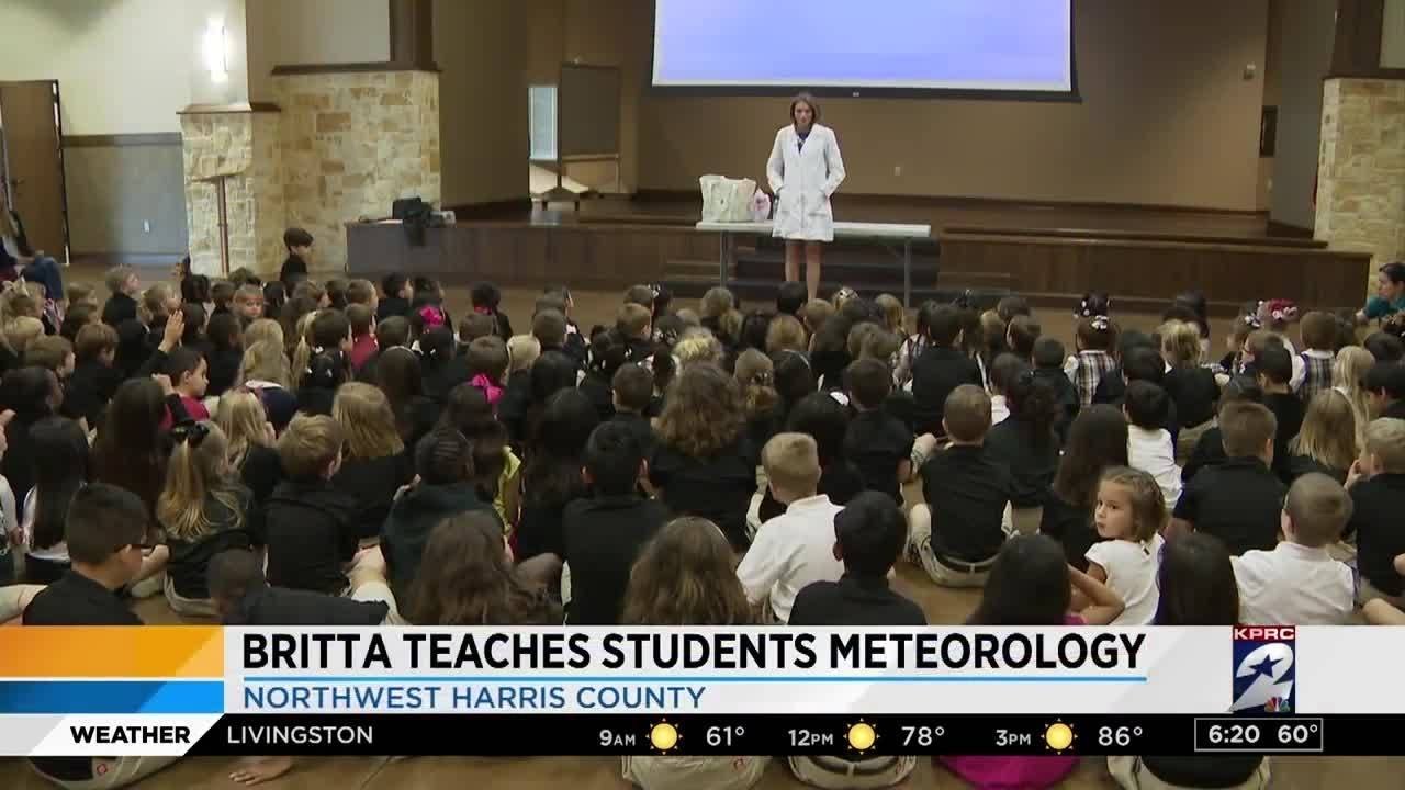 Britta visits Christ The Redeemer Catholic School
