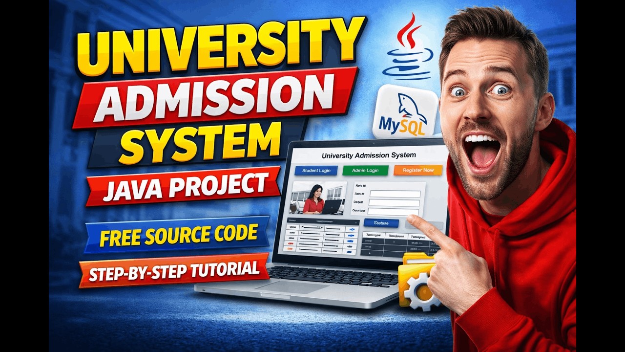 Java Project: University Admission System with GUI & Database | Step-by-Step