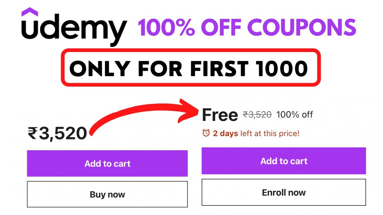 Udemy Free Courses with Certificate | Udemy Coupon Code 2022 | Free Certificate