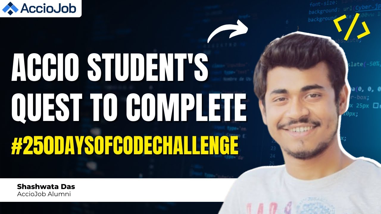 250+ Days of Non-Stop Coding 😱 | Data Structure and Algorithms | AccioJob Student